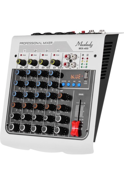 Muslady MIX-400 Reverb Gecikme Efektli Mixer (Yurt Dışından) Muslady MIX-400 Reverb Gecikme Efektli Mixer (Yurt Dışından)