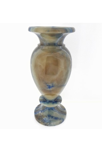x Mermer Renkli Mermer Vazo