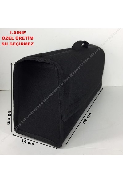 Ankaflex Bagaj Organizer Çanta Siyah Kalın Halı Bagaj Çantası Çıtçıtlı Ankaflex Bagaj Organizer Çanta Siyah Kalın Halı Bagaj Çantası Çıtçıtlı