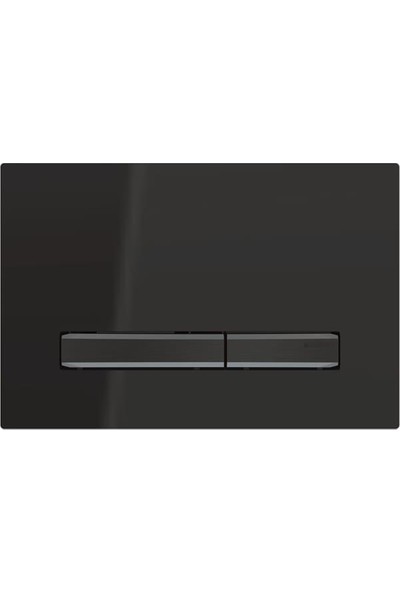 Geberit SIGMA50 Kumanda Paneli, Çift Basmalı (Siyah Krom Basma Buton), Siyah - 115.671.DW.2 Geberit SIGMA50 Kumanda Paneli, Çift Basmalı (Siyah Krom Basma Buton), Siyah - 115.671.DW.2