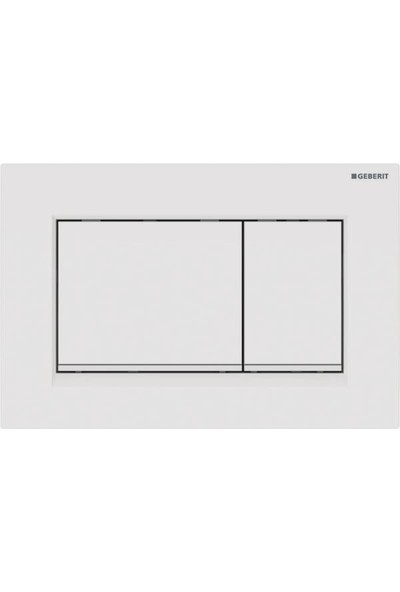 Geberit SIGMA30 Kumanda Paneli, Çift Basmalı, Beyaz/mat Beyaz/beyaz - Temizliği Kolay Kaplama - 115.883.11.1 Geberit SIGMA30 Kumanda Paneli, Çift Basmalı, Beyaz/mat Beyaz/beyaz - Temizliği Kolay Kaplama - 115.883.11.1