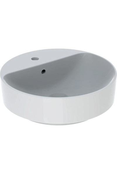 Geberit Variform Yuvarlak Çanak Lavabo, Batarya Banklı - 500.769.01.2