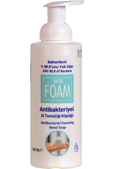 Bioxi Scd Foam Antibakteriyel Köpük Sabun 500ml Bioxi Scd Foam Antibakteriyel Köpük Sabun 500ml