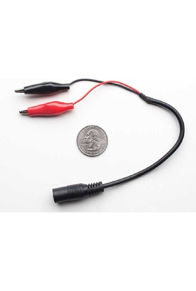 Robotistan Krokodil Çıkışlı Dc Barrel Soket (Dişi) Robotistan Krokodil Çıkışlı Dc Barrel Soket (Dişi)