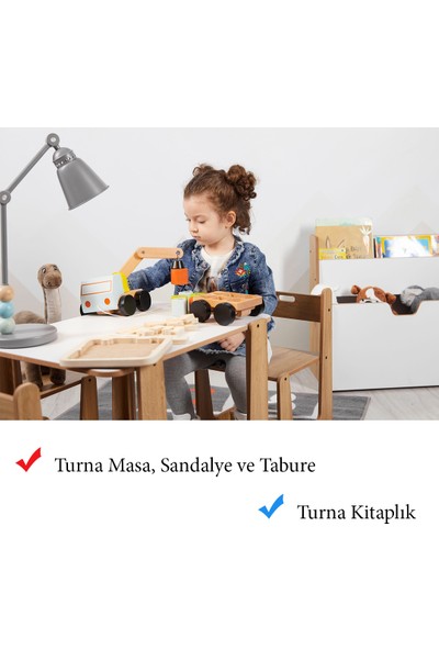 Minera 2-4 Yaş Turna Model Çocuk Çalışma Oyun Masa Sandalye Tabure ve Kitaplık Seti Minera 2-4 Yaş Turna Model Çocuk Çalışma Oyun Masa Sandalye Tabure ve Kitaplık Seti