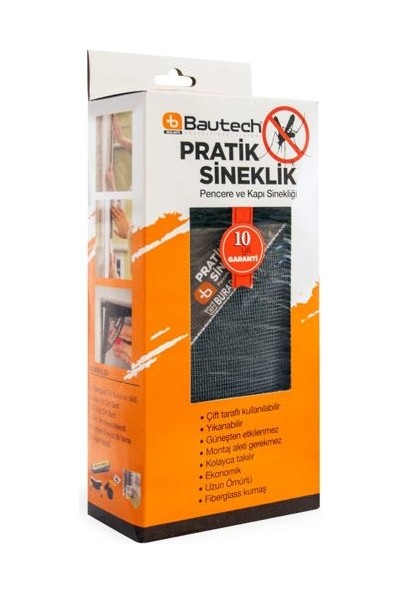 Bautech Hazır Pratik Sineklik 80X140