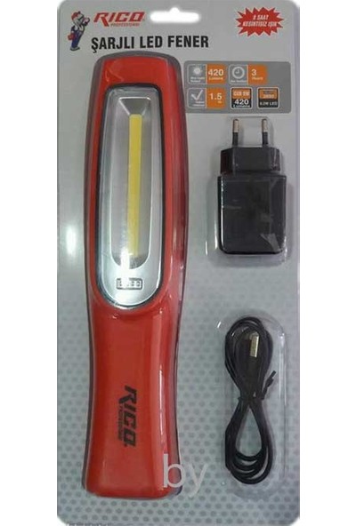 Rico Şarjlı LED Fener 013-RC0029