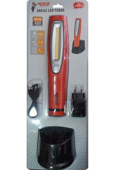 Rico Şarjlı El Feneri RC0030 Sehbalı