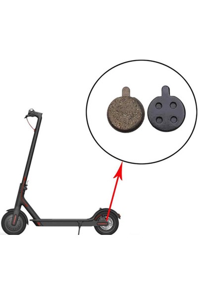 Scootersan Xiaomi M365/ Pro Elektrikli Scooter Için Fren Balatası