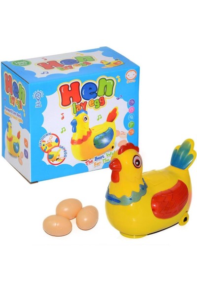 Can Oyuncak 2282 Yumurtlayan Tavuk Işıklı Müzikli Çarp Dön 15 cm Can Oyuncak 2282 Yumurtlayan Tavuk Işıklı Müzikli Çarp Dön 15 cm