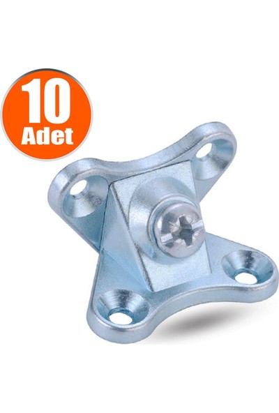 Badem10 Açılı T Bağlantı Çektirme Zamak Çinko Köşe Birleştirme Kelebek (10 ADET) Badem10 Açılı T Bağlantı Çektirme Zamak Çinko Köşe Birleştirme Kelebek (10 ADET)