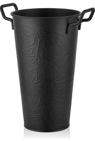 The Mia Vazo 40 cm Siyah