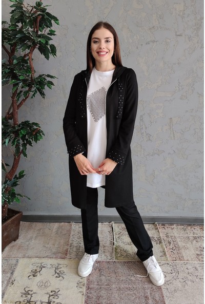 Sportify Kot Üçlü Takım - Kot Siyah