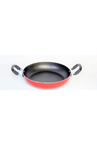 Ayşa Teflon Tava Çift Kulplu 22 cm Kırmızı Renk Ayşa Teflon Tava Çift Kulplu 22 cm Kırmızı Renk