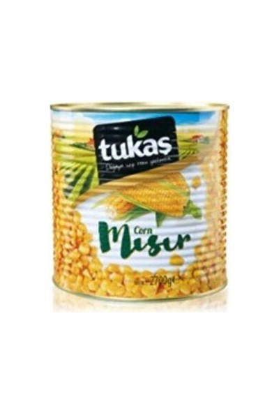 Tukaş Mısır Konserve 3 kg Tukaş Mısır Konserve 3 kg
