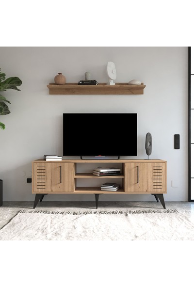 Bimossa G3410 Karla Tv Ünitesi ve Raflı Sepet Bimossa G3410 Karla Tv Ünitesi ve Raflı Sepet