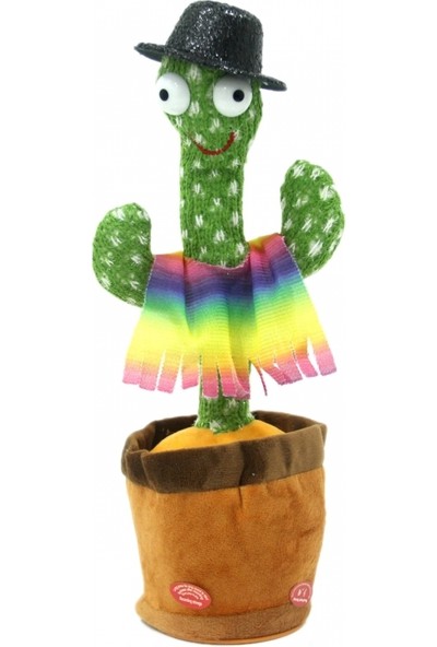 Çınarlı Konuşan Dans Eden Kaktüs Işıklı Saksı Peluş Oyuncak Cactus Toy Çınarlı Konuşan Dans Eden Kaktüs Işıklı Saksı Peluş Oyuncak Cactus Toy