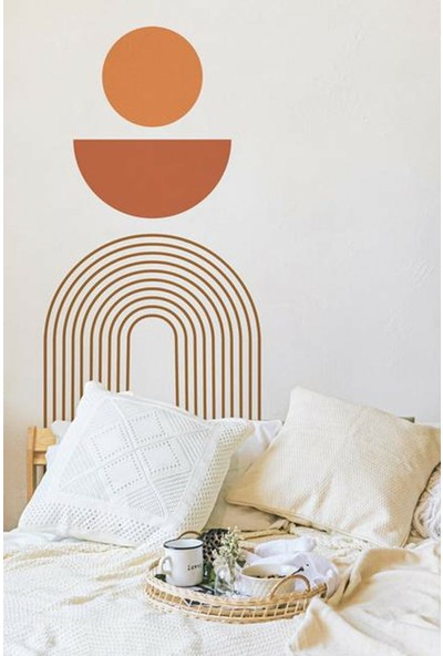 Wallhuman Bohem Renk Blokları Duvar Stickerı