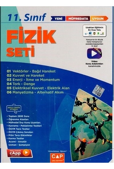 Çap 11. Sınıf Anadolu Lisesi Fizik Seti