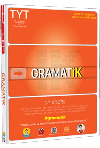 Tonguç Akademi Yayınları YKS TYT Gramatik Dil Bilgisi Soru Bankası