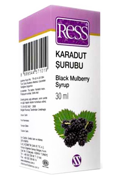 Ress Karadut Şurubu 30 ml