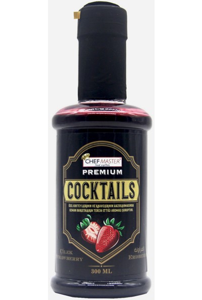 Dekamis Kokteyl Şurubu Çilek Aroması (300 Ml)