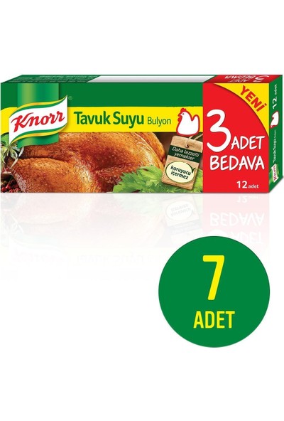 Knorr Tavuk Bulyon 12'li 120 gr x 7 Knorr Tavuk Bulyon 12'li 120 gr x 7