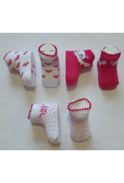 Lila Butik 3'lü Bebek Çorap Lila Butik 3'lü Bebek Çorap