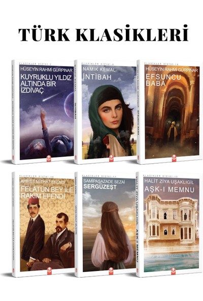 Türk Klasikleri Seti 1 - 6 Kitap Türk Klasikleri Seti 1 - 6 Kitap