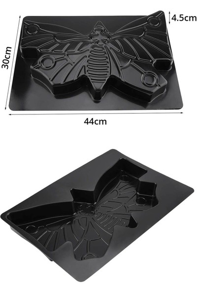 Taşmatik Kelebek Kilit Parke Taşı Kalıbı Zemin Kaplama Kalıbı Yer Döşeme Taşı Kalıbı 8 Adet Kalıp