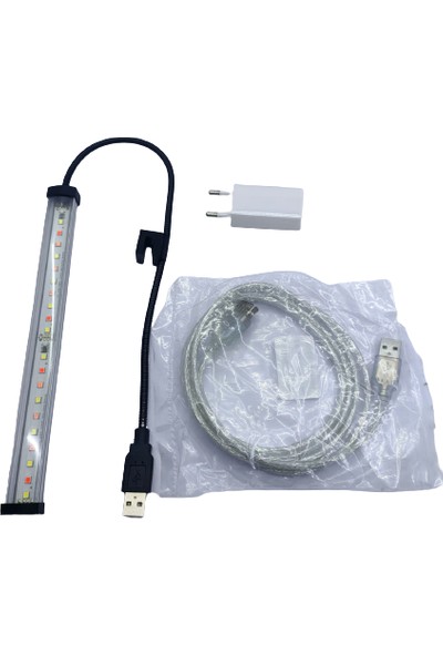 Wolfmar USB Akvaryum LED Aydınlatma Karışık Renkli - Fanus LED Aydınlatma - Nano Akvaryum LED Aydınlatma 20 cm Set Wolfmar USB Akvaryum LED Aydınlatma Karışık Renkli - Fanus LED Aydınlatma - Nano Akvaryum LED Aydınlatma 20 cm Set