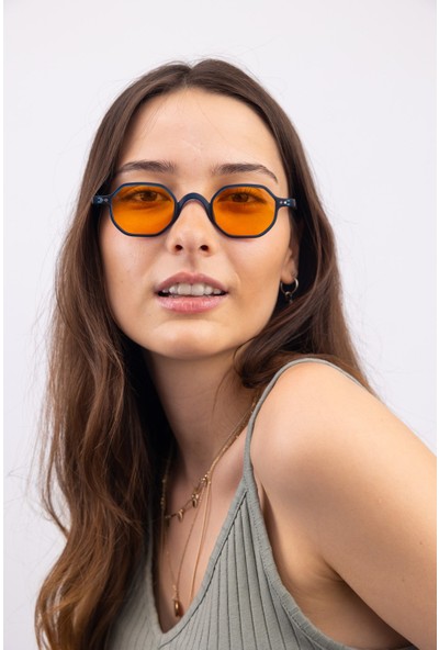 Bilge Karga Berlin Navy Orange Güneş Gözlüğü Bilge Karga Berlin Navy Orange Güneş Gözlüğü