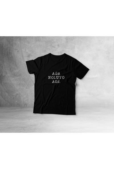 İqra Porselen Aga Noluyo Aga Özel Tasarım T-Shirt İqra Porselen Aga Noluyo Aga Özel Tasarım T-Shirt