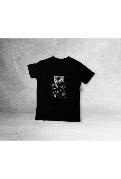 İqra Porselen Uyuyan Astronot Özel Tasarım T-Shirt