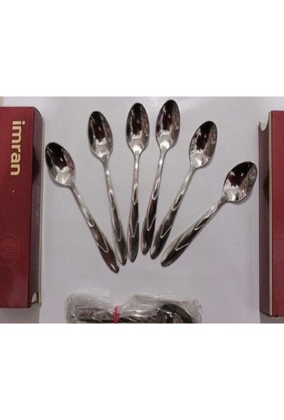 Imran Nehir Lal Çay Kaşık 12'li