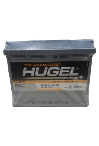 Hugel 12V 60 Ah Akü 2021 Üretim