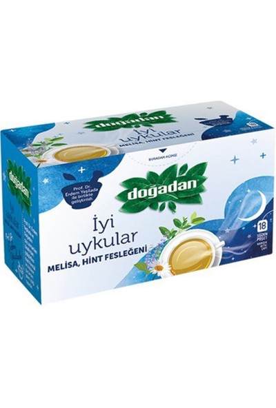 Doğadan Iyi Uykular Çayı Melisa ve Hint Fesleğeni 18'li Paket