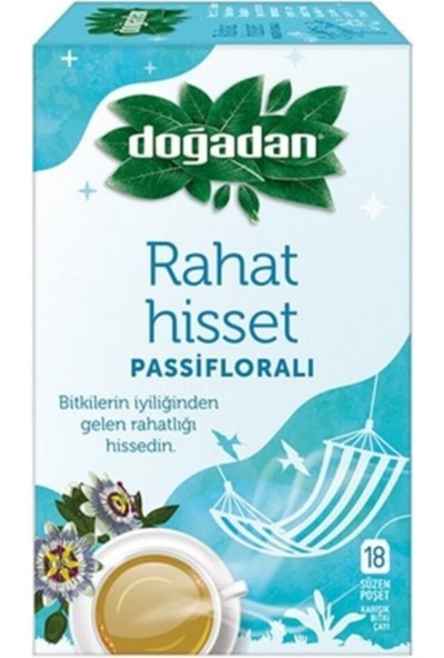 Doğadan Rahat Hisset Passifloralı Bitki Çayı 18'li Doğadan Rahat Hisset Passifloralı Bitki Çayı 18'li