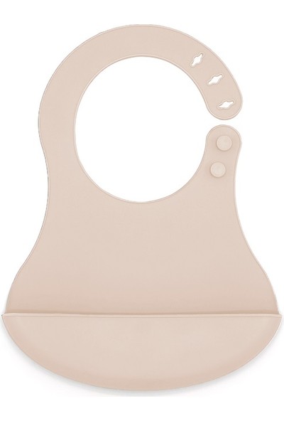 Babyjem Mini Silikon Önlük Ekru Babyjem Mini Silikon Önlük Ekru