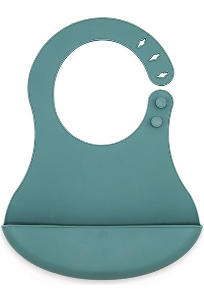 Babyjem Mini  Silikon Önlük Mint