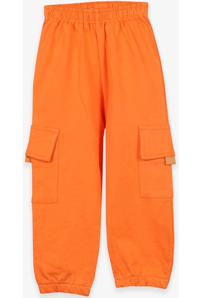 Breeze Erkek Çocuk Kapri Basic Yanları Cepli Turuncu (3-7 Yaş)