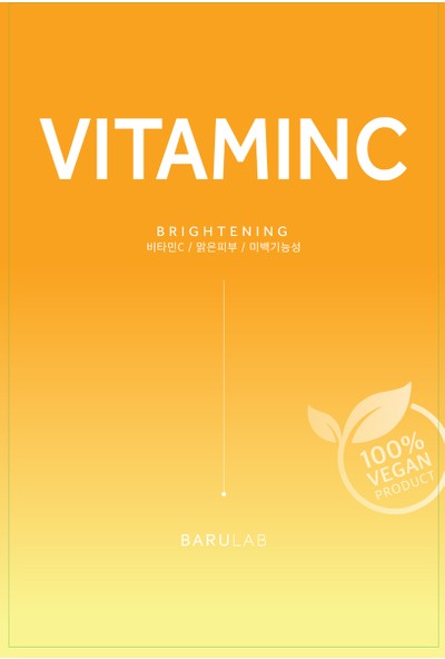 Barulab The Clean Vegan Mask Vıtamın C-Yüz Maskesi Barulab The Clean Vegan Mask Vıtamın C-Yüz Maskesi