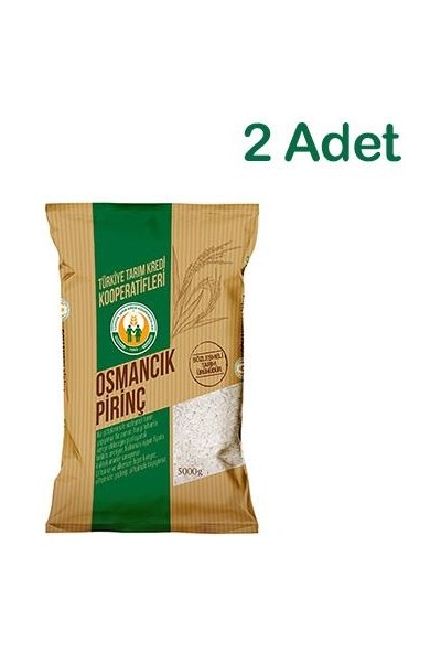 Tarım Kredi Kooperatifleri Tarım Kredi Osmancık Pirinç 2,5 kg x 2 Tarım Kredi Kooperatifleri Tarım Kredi Osmancık Pirinç 2,5 kg x 2