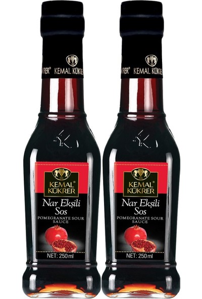 Kemal Kükrer Nar Ekşili Sos Fırsat Paketi 250 ml x 2 Kemal Kükrer Nar Ekşili Sos Fırsat Paketi 250 ml x 2