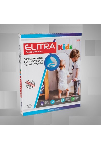 Yapımarketcim Elitra Kids Çocuk Adaptörlü Yavaş Kapanan Klozet Kapağı  Yapımarketcim Elitra Kids Çocuk Adaptörlü Yavaş Kapanan Klozet Kapağı