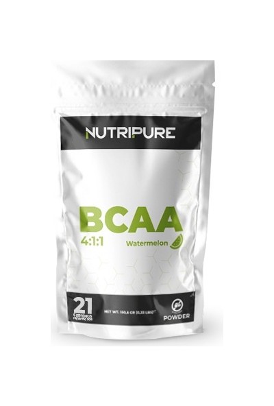 Nutripure Doypack Bcaa 4:1:1 150,6 gr - Karpuz Aromalı Nutripure Doypack Bcaa 4:1:1 150,6 gr - Karpuz Aromalı