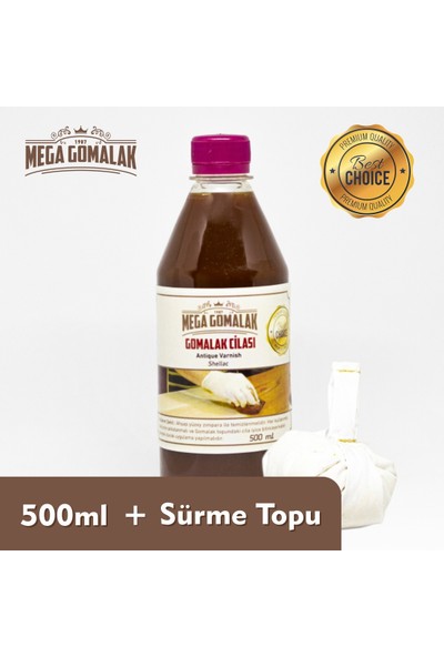 Mega Gomalak Doğal Ceviz Ahşap Cilası Gomalak 500 ml Sürme Topu Mega Gomalak Doğal Ceviz Ahşap Cilası Gomalak 500 ml Sürme Topu
