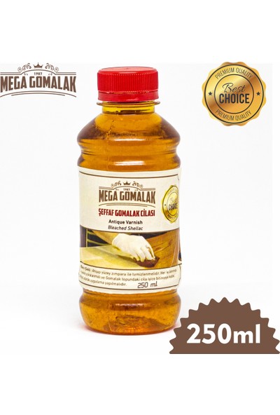 Mega Gomalak Şeffaf Gomalak 250 ml Mega Gomalak Şeffaf Gomalak 250 ml