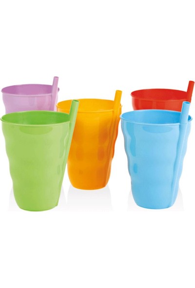 Qlüx Funny Pipetli Bardak 2 Adet BSF-533