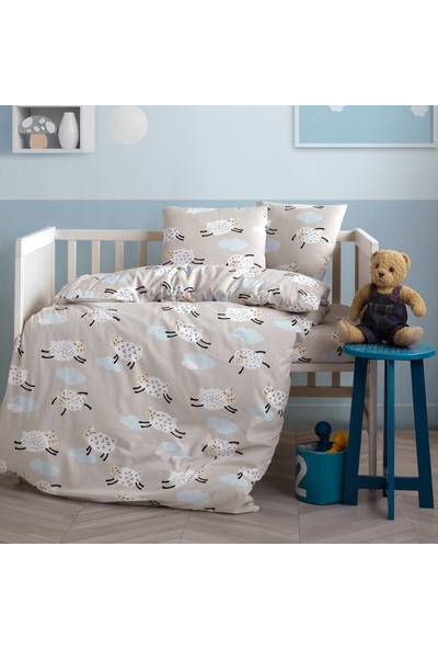 Cote Blanc Mouton Ranforce Bebek Nevresim Takımı Cote Blanc Mouton Ranforce Bebek Nevresim Takımı